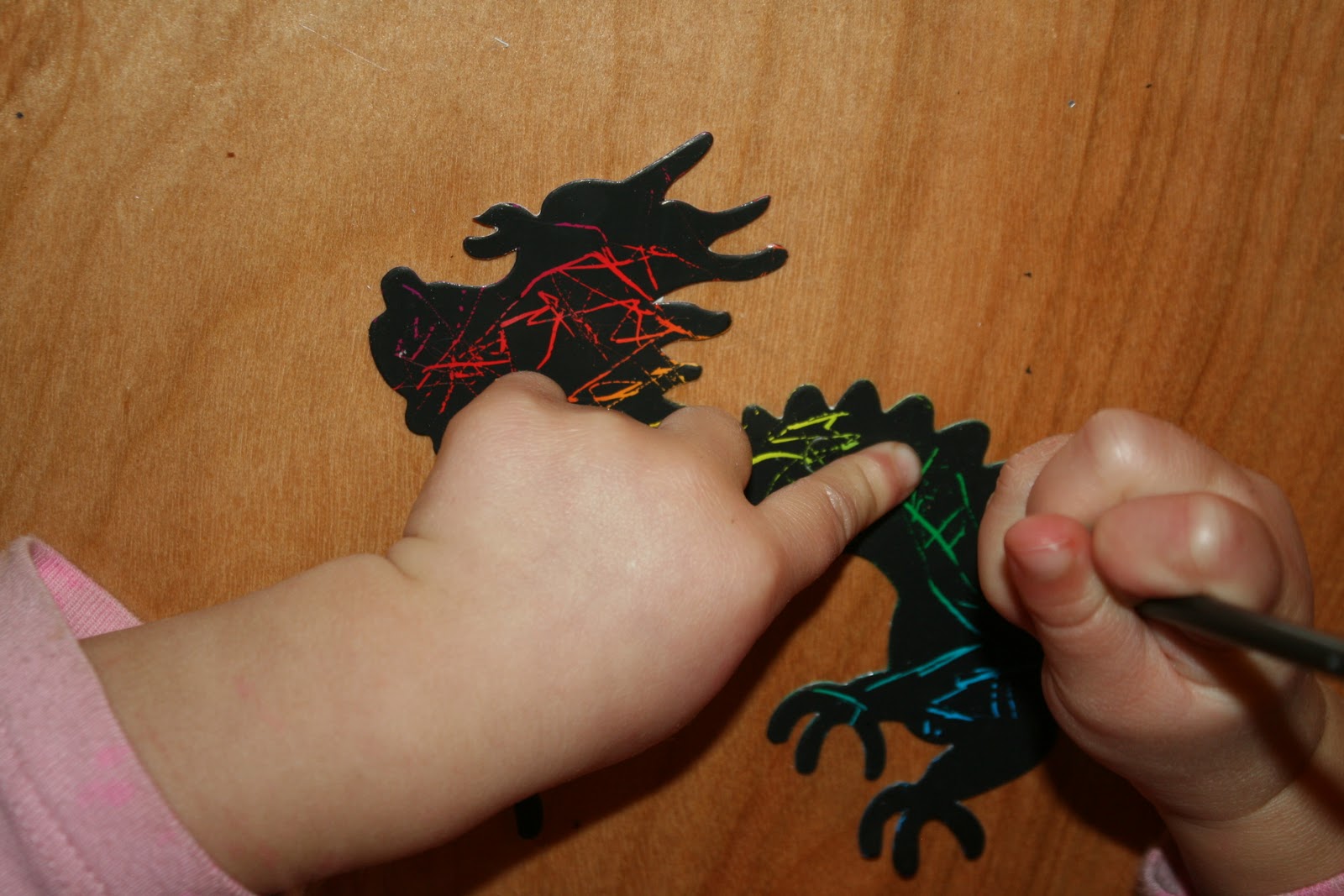 Little Sprouts: Year of the Dragon Scratch Art