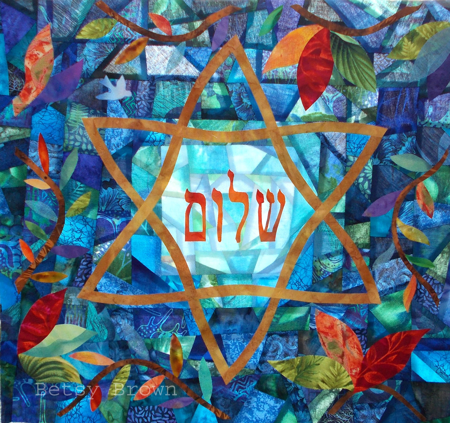 Art,Fiber,Thread: Shalom Star Quilt