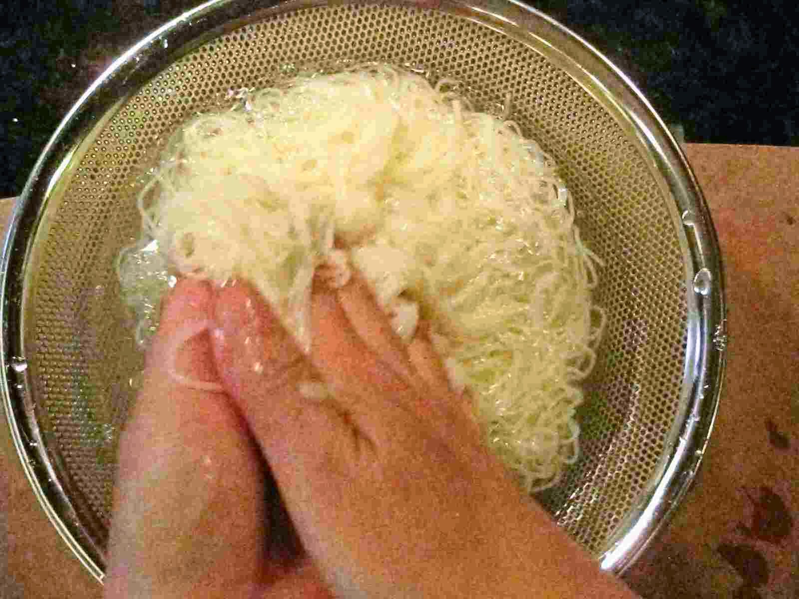 Recipes for Tom: Yakinasu-iri nyumen / warm somen noodles and grilled ...