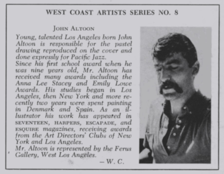 PACIFIC JAZZ / WORLD PACIFIC LABELOGRAPHY: BOB IRWIN-KEITH FINCH-SUEO SERISAWA-EDMOND KOHN-JOHN ...