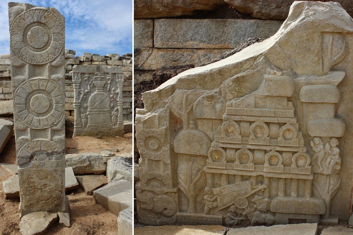 Journeys across Karnataka: Buddhist sculptures at Kanaganahalli-Sannati ...