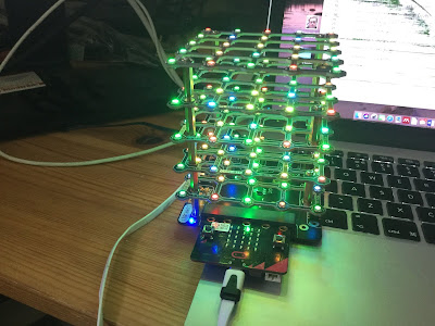 Robots and Physical Computing: Build a Disco cube:bit that reacts to music.