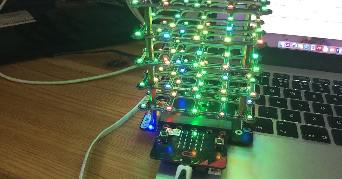 Robots and Physical Computing: Build a Disco cube:bit that reacts to music.