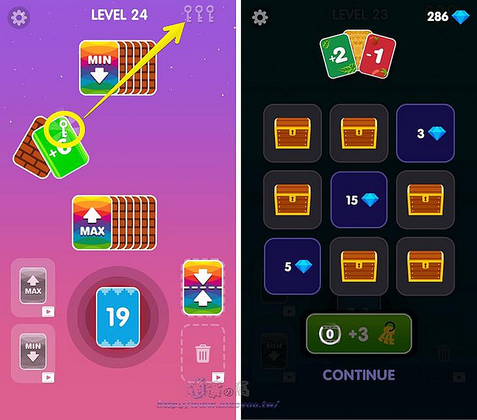 Zero21 Solitaire 簡單易玩的數字加減遊戲，讓總和保持在 0～21 (離線可玩)-逍遙の窩