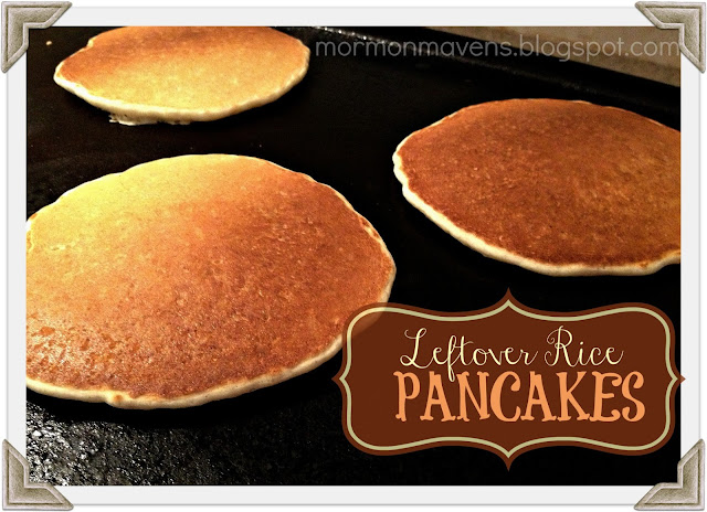 Mormon Mavens in the Kitchen: Leftover Rice Pancakes