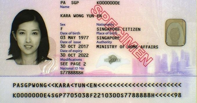 Interesting Green: Additional security features for new biometric passport