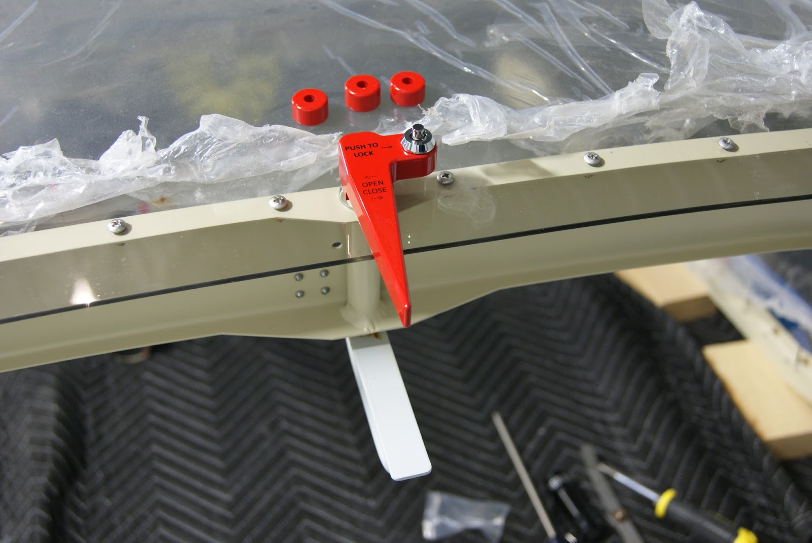 DOG Aviation John's RV-12 Blog: Aircraft Specialty’s RV-12 Canopy Lock
