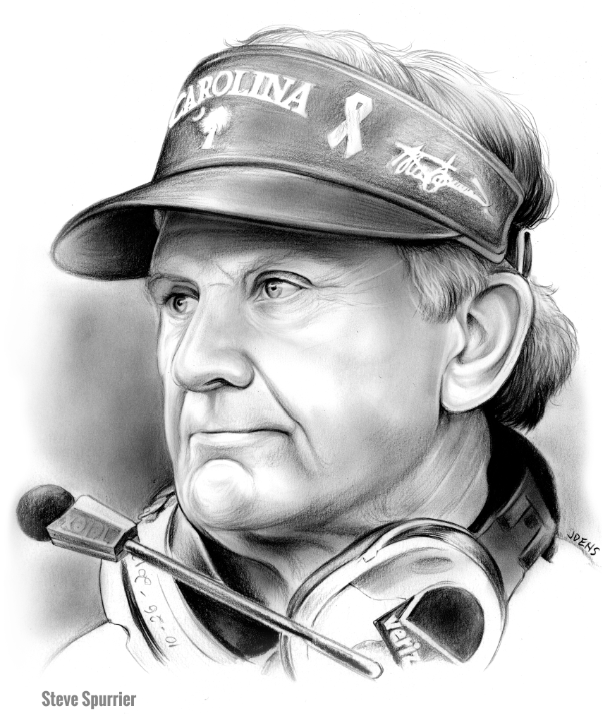 Sketch of the Day: South Carolina Football Coach Steve Spurrier