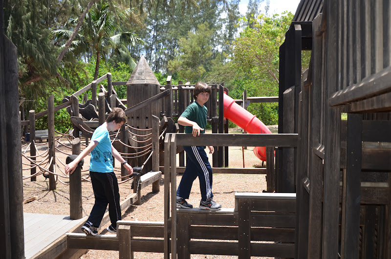 Kauai June 2012: Kamalani Playground at Lydgate Park: