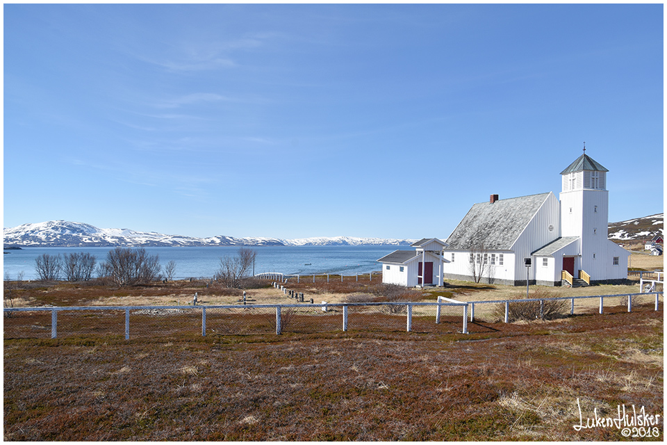 NORGE.nl: Slotten kirke / church (1963 i Slåtten i Måsøy i Finnmark)