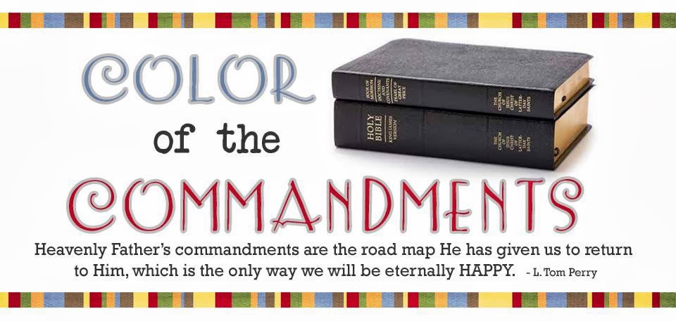 Color of the Commandments: The Ten Commandments: Any Graven Image