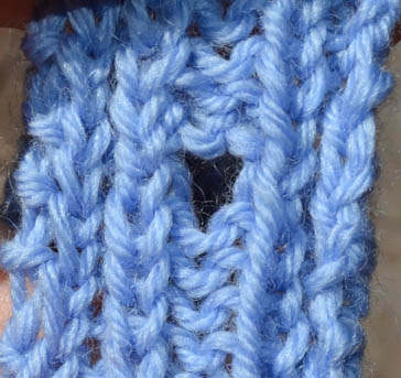 Curious Knitter: "Keyhole" Buttonhole