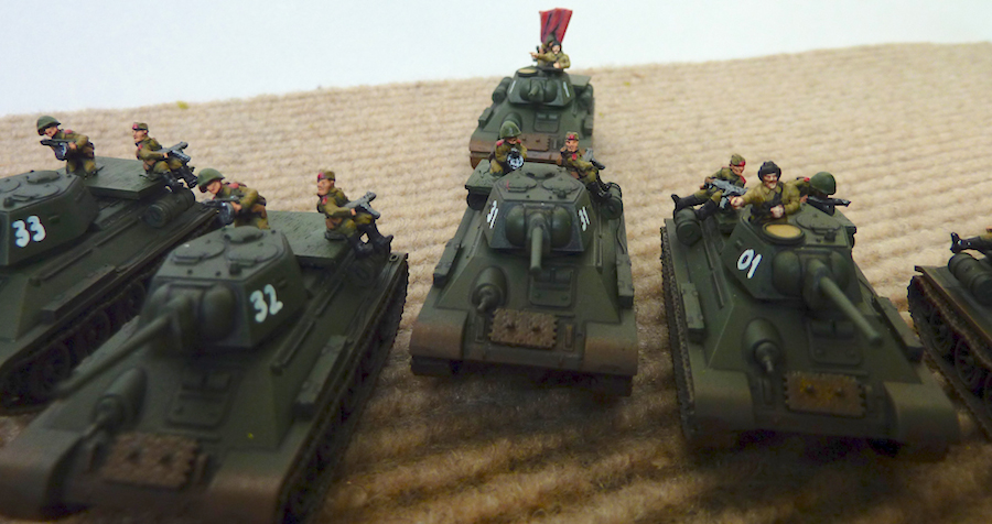 Analogue Hobbies: From ReneV: 15mm WWII Soviet Tank Riders (45 points)