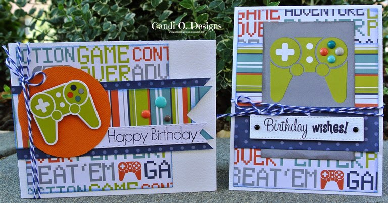 Candi O Designs: Gamer cards