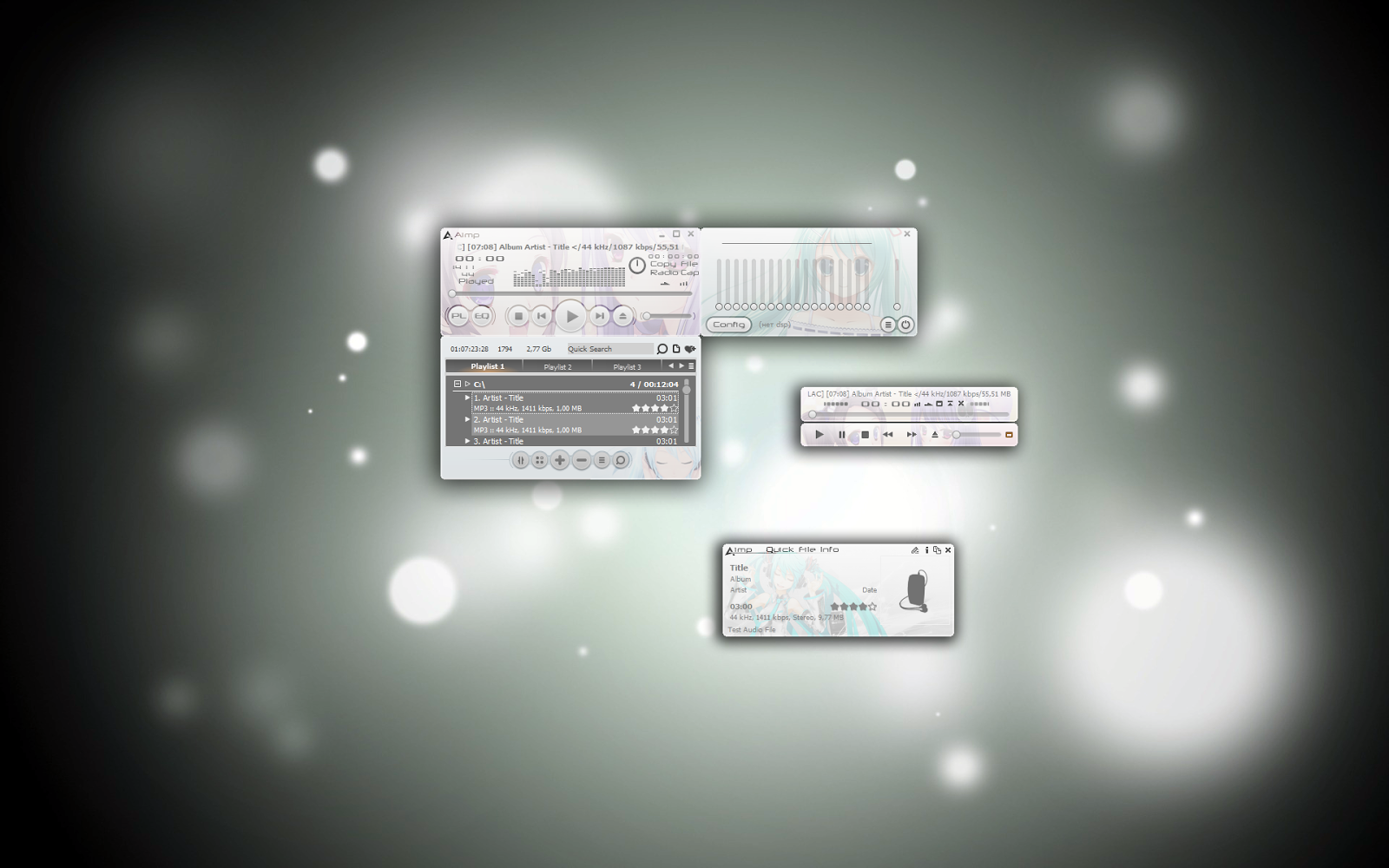 iLimitednyte: AIMP + Anime Skin