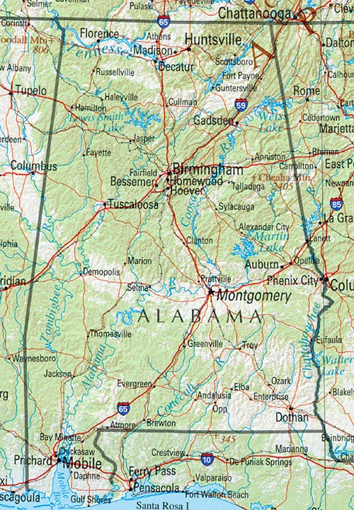 LIST OF CITIES IN ALABAMA
