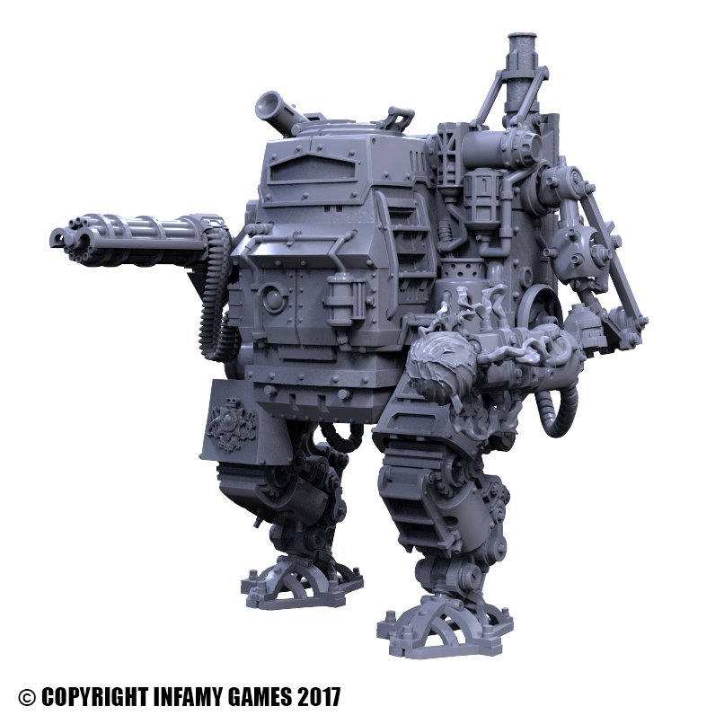Wargame News and Terrain: Infamy Miniatures: New Steampunk Suppressor ...