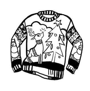 Project 365: Draw The Line: Ugly Christmas Sweater