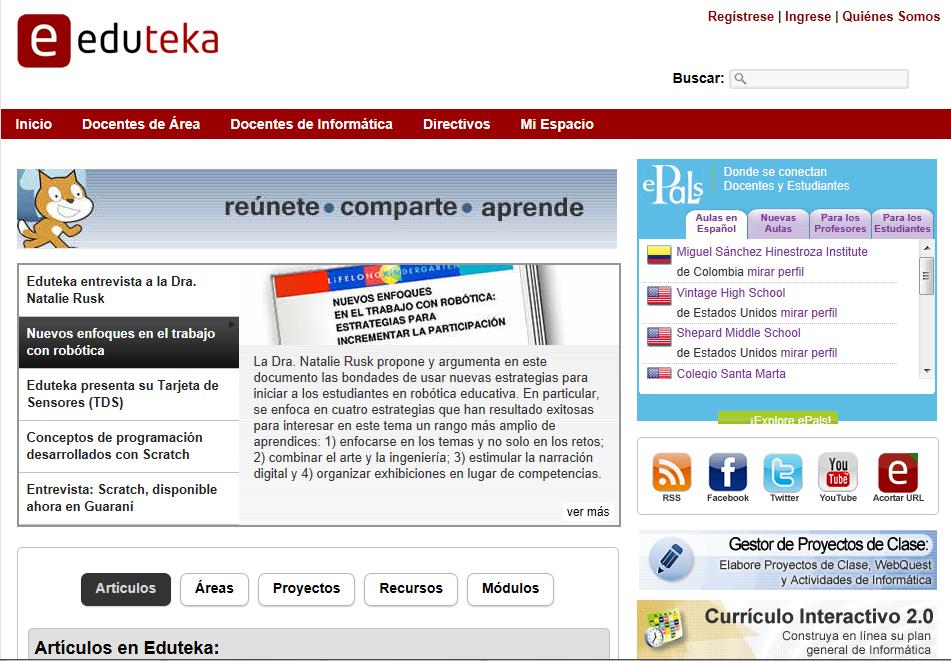 Innovación Educativa y Familiar: Conoce EDUTEKA un portal educativo