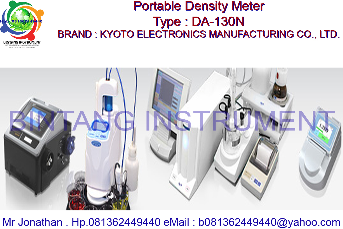 .: 081362449440 Jual Portable Density/Specific Gravity Meter DA-130N ...