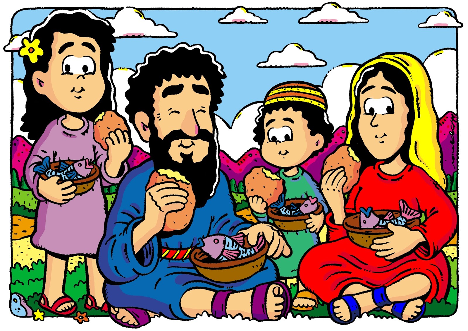 Ronald Ch.: Alimentación de los 5 mil / Alimentação dos 5 mil