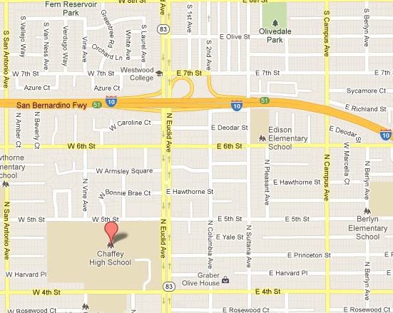 Chaffey College Chino Campus Map - Map