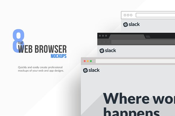 60+ Best Web Browser Mockup Templates | Graphic Design Resources