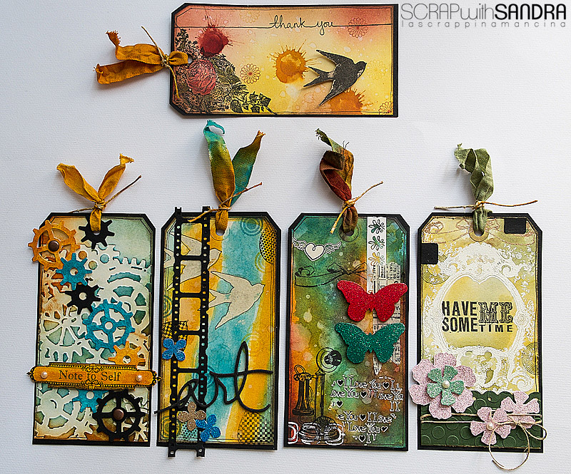 Scrap with Sandra: Tag, tag, tag