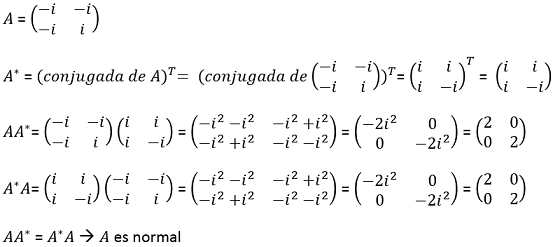 Matemáticas10: Ejemplos de Matriz Normal