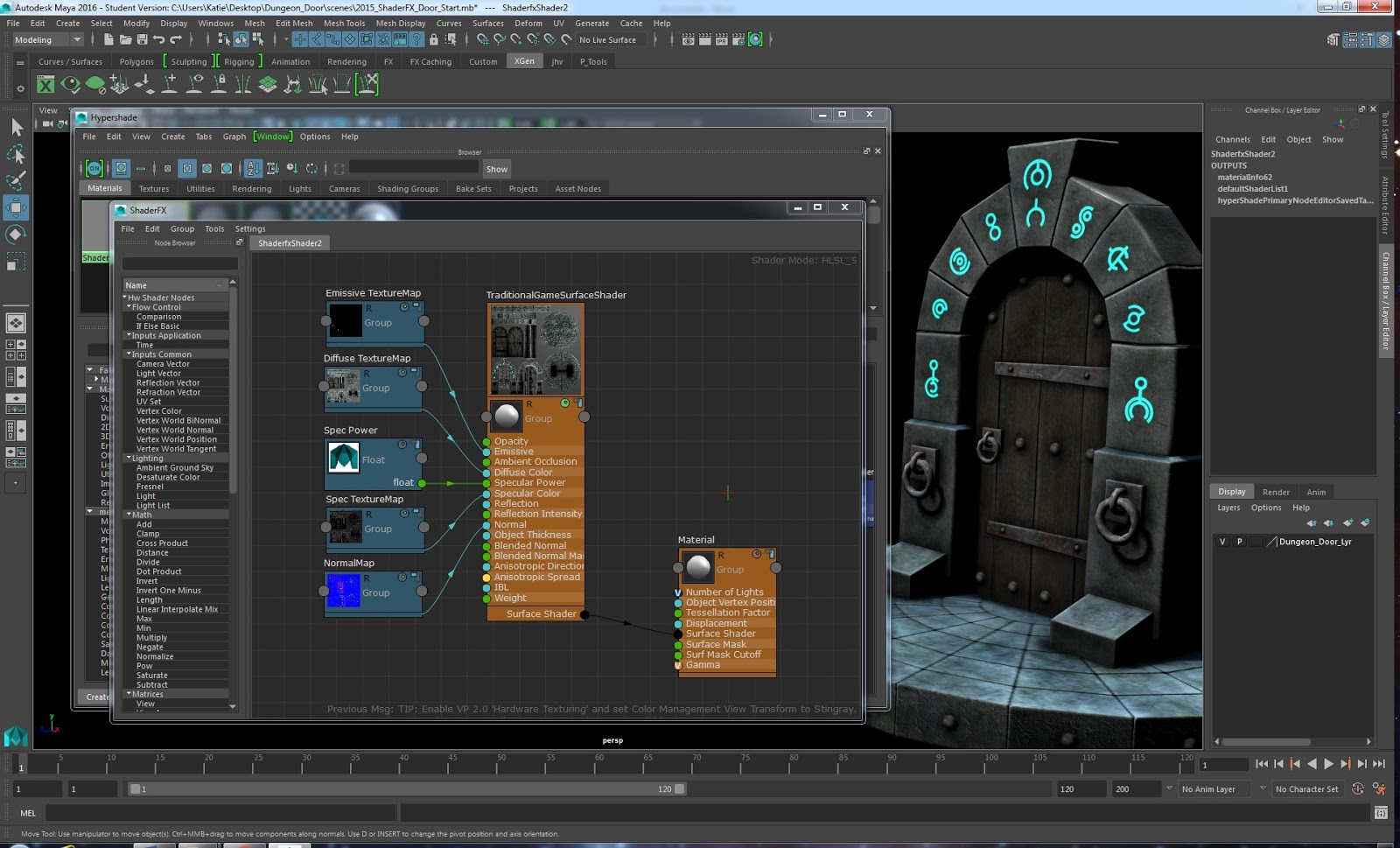 Cat Barber- Computer Animation Art: Maya Tutorial- Shader FX Part 1 ...