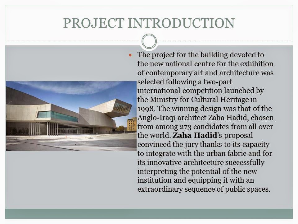 Case Studies on Museums: MAXXI MUSEUM - Zaha Hadid - 323,357