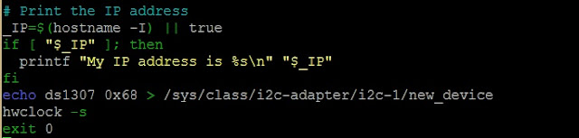 Rob's Raspberry Pi blog: Raspberry PI - Adding a real time clock module (RTC)