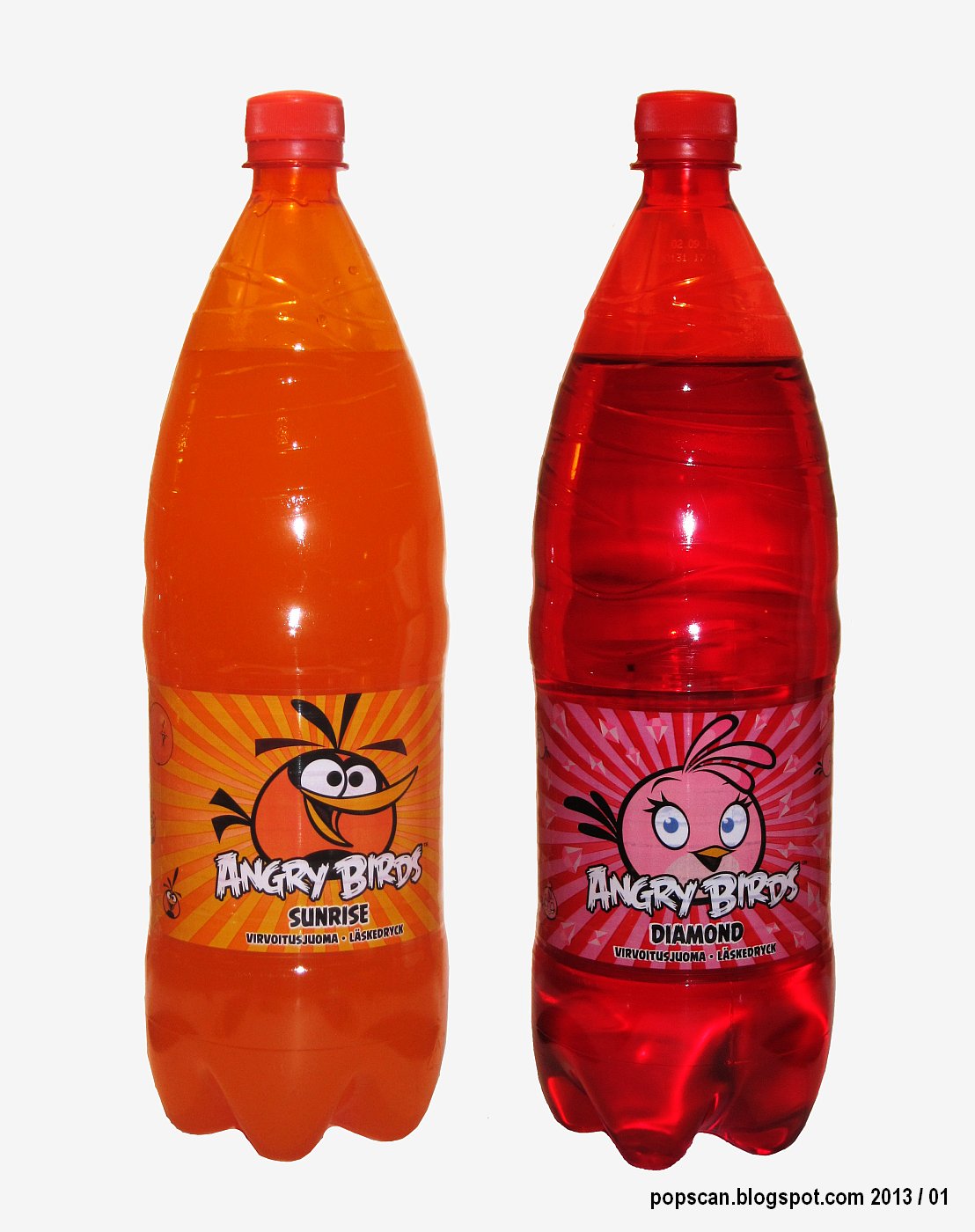 Popscan Angry Birds Soda In Big Bottles