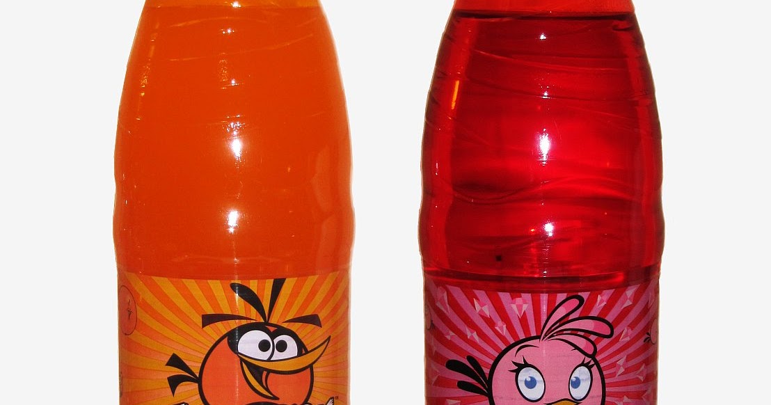Popscan Angry Birds Soda In Big Bottles