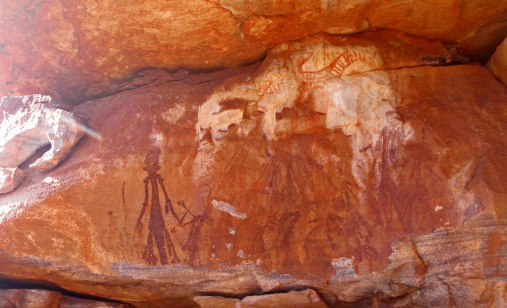 Sailing Aussie coast: Jar Island - Bradshaw Paintings, Kimberley's