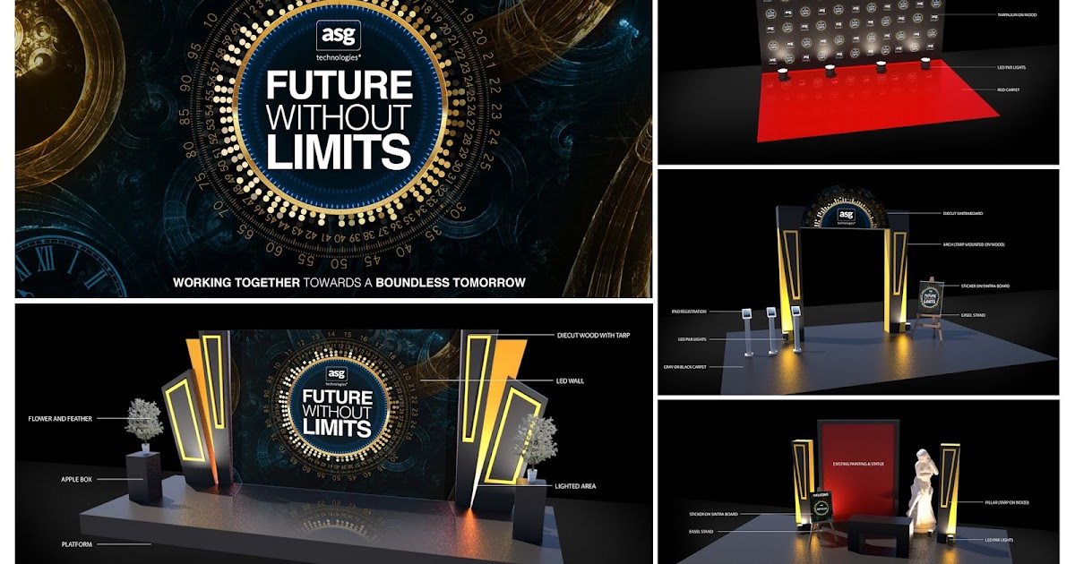 AMC Graphic Design Studio: IT Company Annual Event Theme