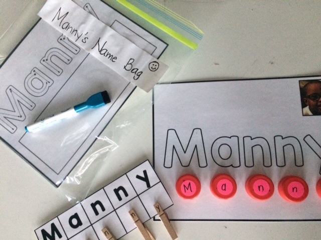TeacherMomPlus3: 5 Hands On Name Activity Ideas