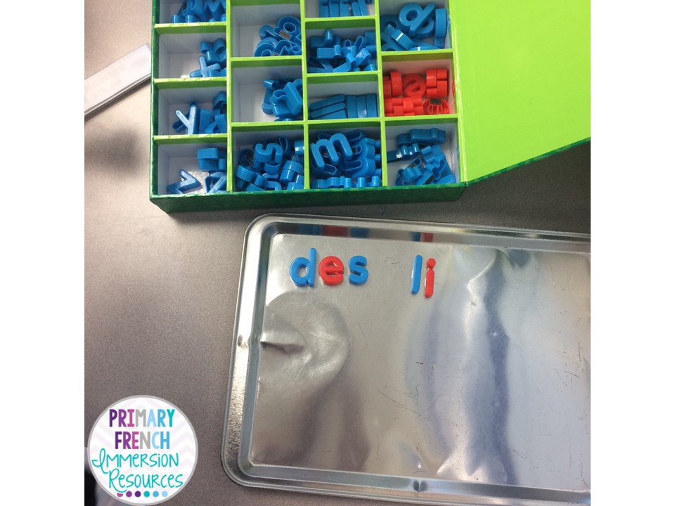 Centre ideas for FSL - Primary French Immersion Resources