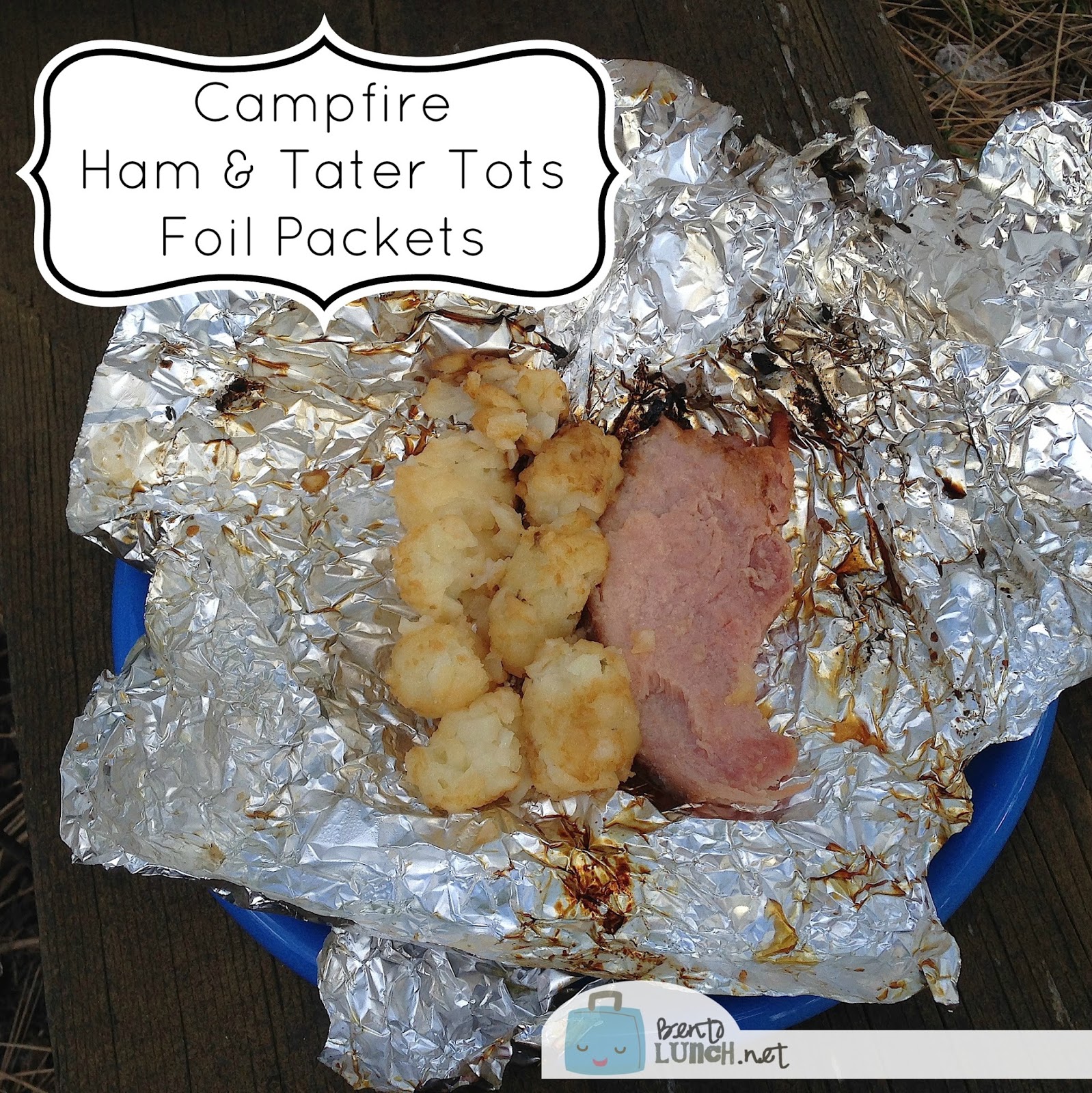Campfire Ham & Tater Tots Foil Packets