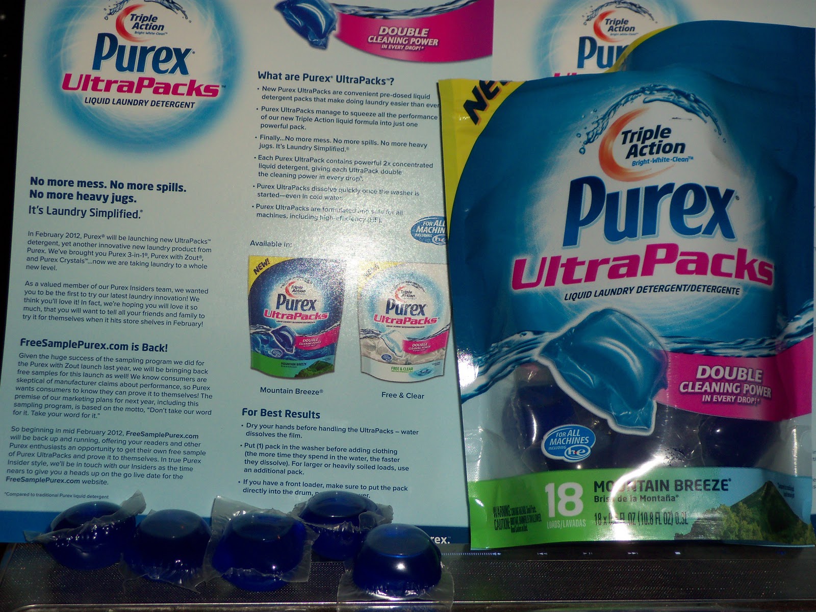 DnBuster's Place: Purex Ultra Packs Liquid Laundry Detergent~ Review ...