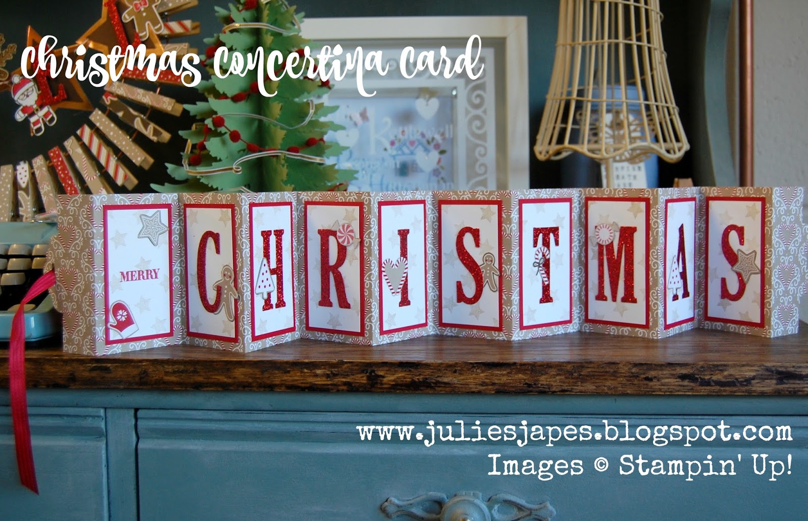 Christmas Concertina Card - The Paper Haven