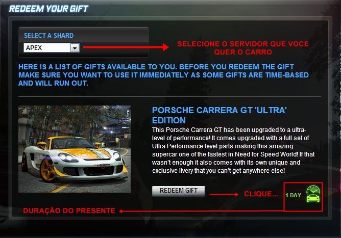 Tudo sobre os Códigos | Need for Speed World PT-BR