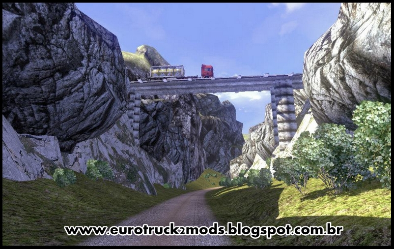 .::Euro Truck Simulator 2 Brasil Oficial::.: Mapa Com Serras (ETS 2)