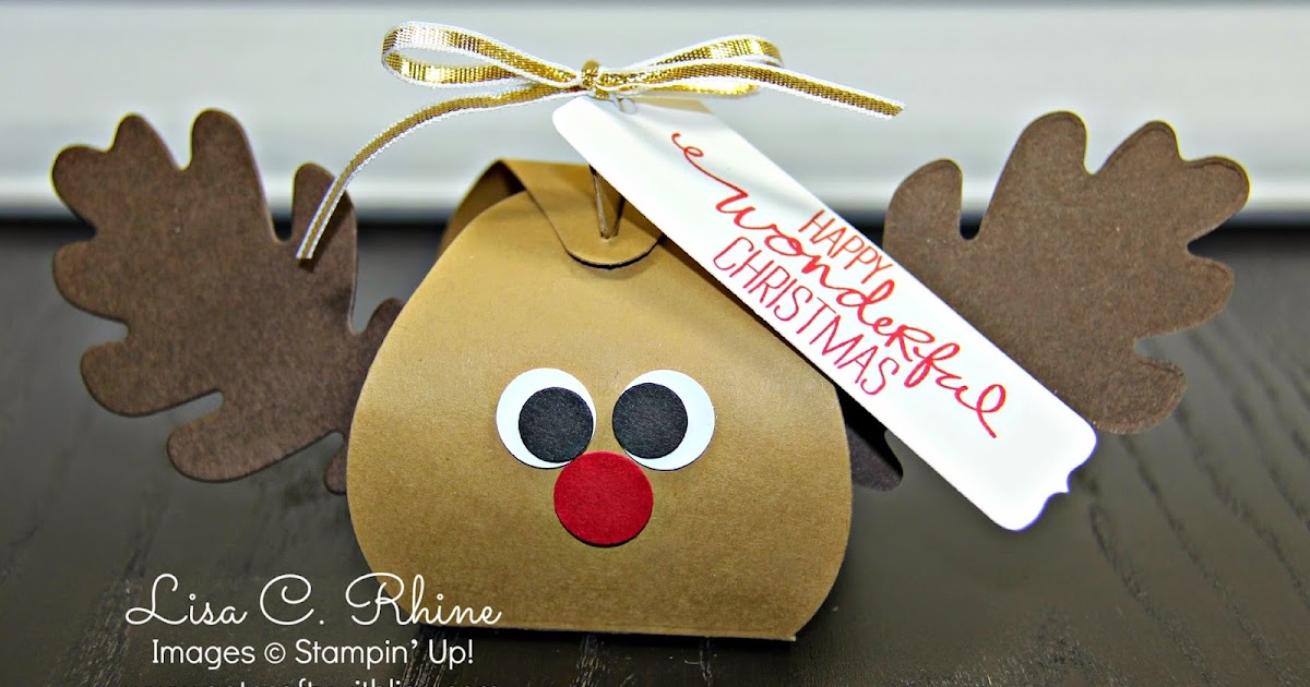Get Crafty with Lisa: Curvy Keepsake Reindeer Boxes