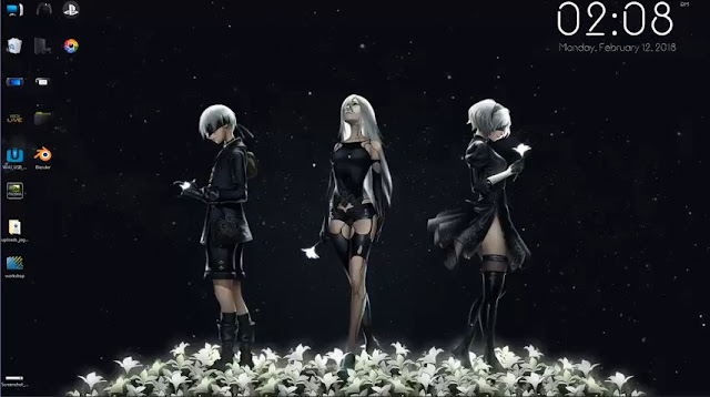 wallpaper engine anime nier automata 2b and others free download ...