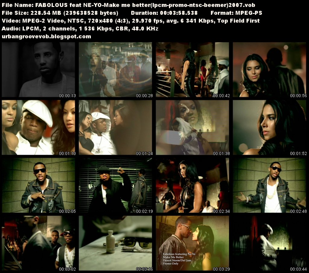 Urban Groove Vob Collection: Fabolous feat Ne-Yo - Make Me Better (2007)