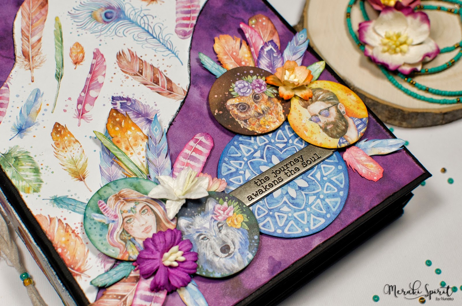 Mini Album Makers Challenge: Hippie Soul Gatefold Mini Album Tutorial ...