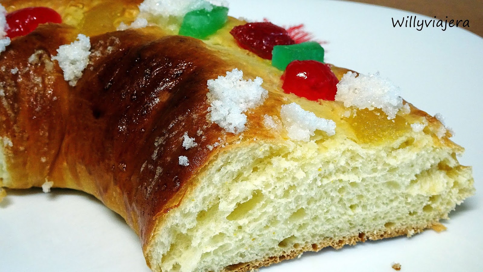 WILLYVIAJERA PURI: Roscón con azúcar invertido.