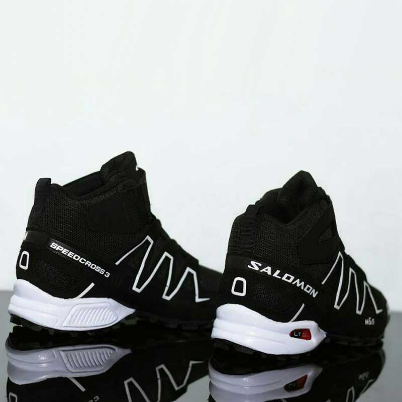 Sepatu Gunung Salomon High Hitam Putih [SGH-005] | Omsepatu.com