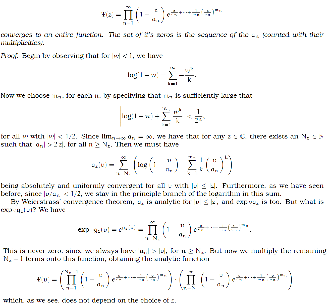 Complex Analysis: #24 Infinite Products of Functions | Physics Reference